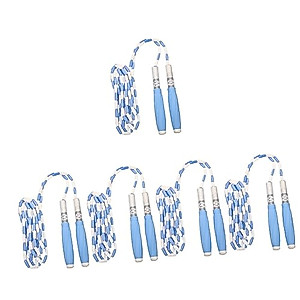 Sosoport Rope 5pcs bamboo skipping rope fitness exercise beaded fitness skipping rope skipping exercise exercise children kids boys