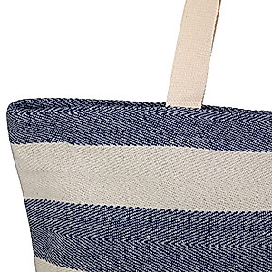 20" Corona Striped Beach Bag