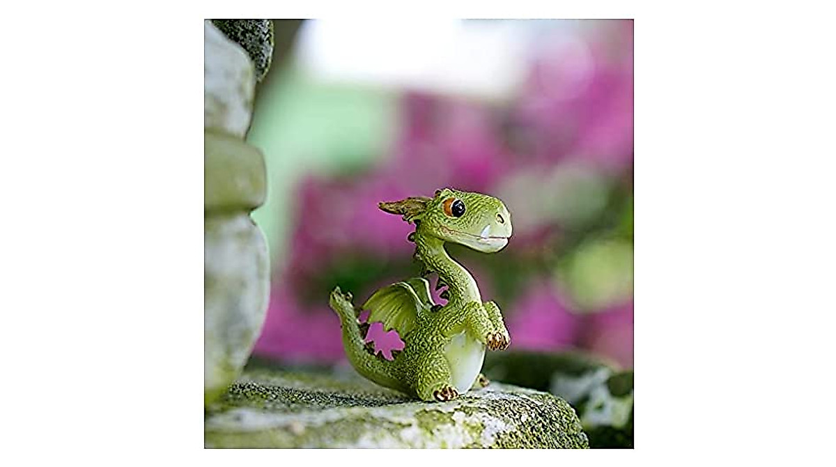 Fairy Garden Mini Dragon Statue by Top Collection
