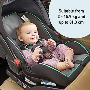 Graco SnugRide SnugLock 35 Infant Car Seat | Baby Car Seat, Tenley