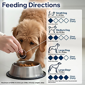 PetOptimum Probiotics for Dogs: Digestive Enzymes & Prebiotic for Gut & Digestive Health, Allergies & Itching, Immune Support, Constipation, Diarrhea & Gas Relief - 120M CFU, 90 Chews, All Breed Sizes