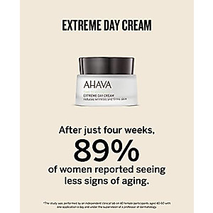 AHAVA Extreme Day Cream - Silky Soft, Reduces Wrinkles, Firms & Strengthens Skin, Enriched with Patented Extreme Complex, Exclusive Dead Sea Osmoter, Peptides, Hyaluronic Acid & Resveratrol 1.7 Fl.Oz