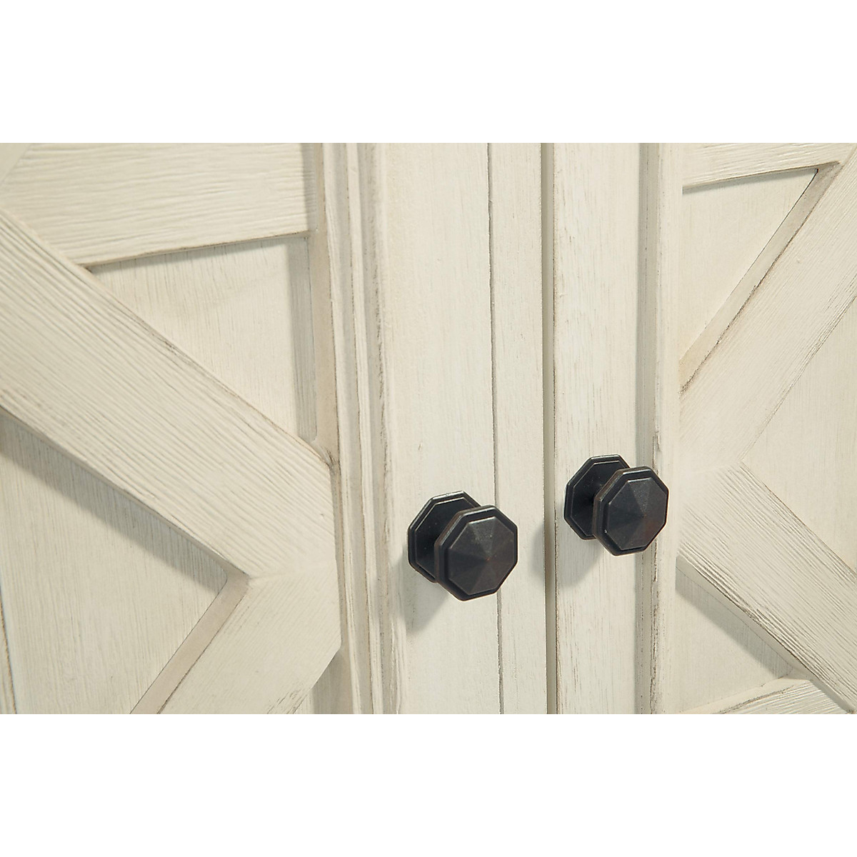 Signature Design by Ashley Bolanburg French Country Dining Room Server, Two-tone White & Brown