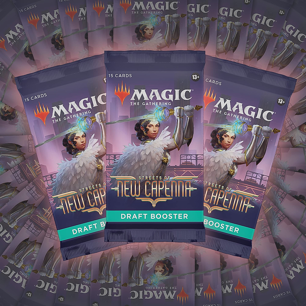 Magic: The Gathering Streets of New Capenna Draft Booster Box | 36 Packs + 1 Box Topper (541 Magic Cards)