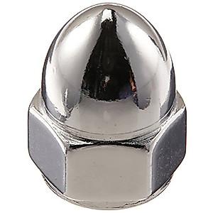 Hard-to-Find Fastener 014973132828 Coarse Acorn Cap Nuts, 1/4-20, Piece-10