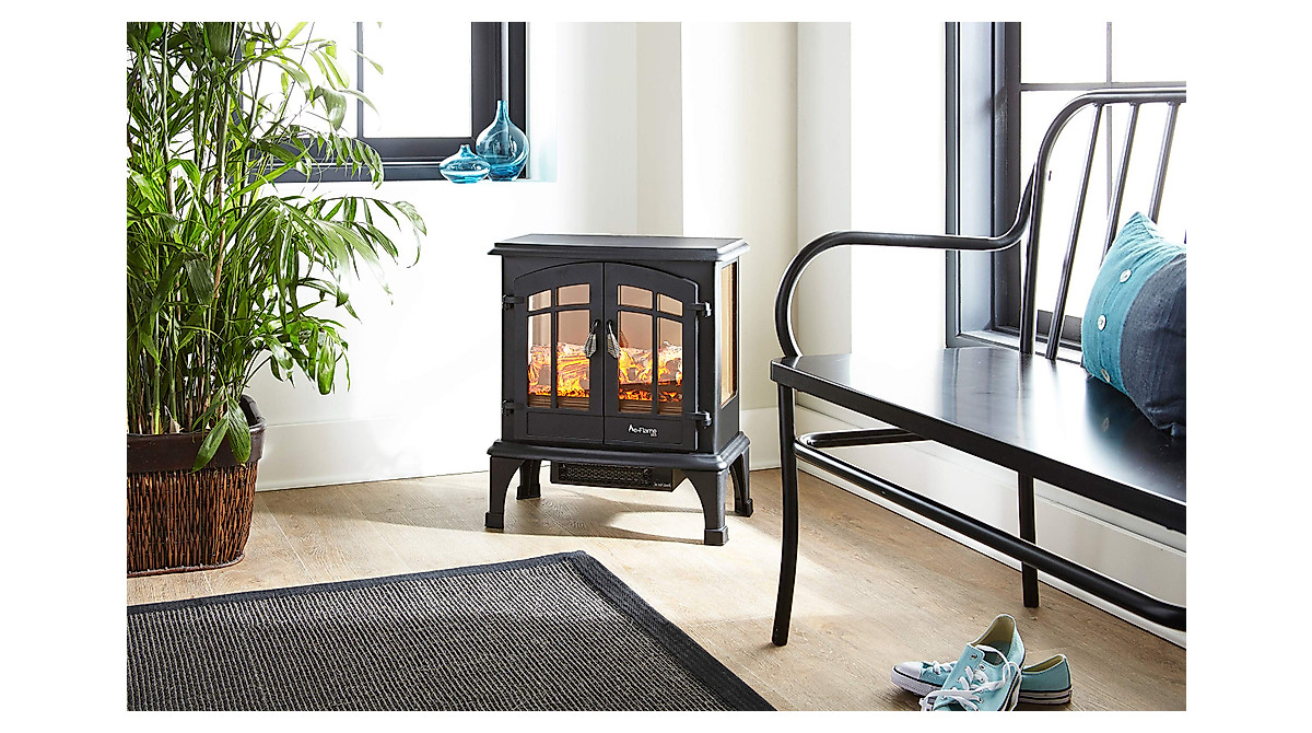 e-Flame USA Jasper Electric Fireplace Stove Heater