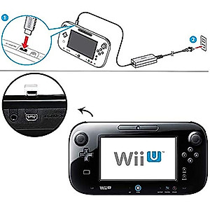 YOUSHARES Wii U GamePad - Interchangable Power Charging Adapter, Power Supply Cord AC Adapter & Cable for Nintendo WiiU GamePad (USB Charging Cable)