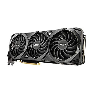 MSI Gaming GeForce RTX 3090 24GB GDRR6X 384-Bit HDMI/DP Nvlink Torx Fan 3 Ampere Architecture OC Graphics Card (VENTUS 3X 24G OC)