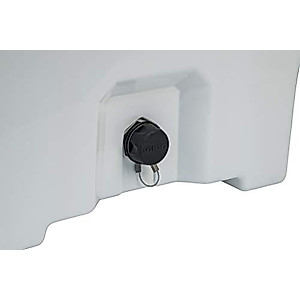 Igloo White IMX 70 Qt Lockable Insulated Ice Chest Injection Molded Cooler with Carry Handles