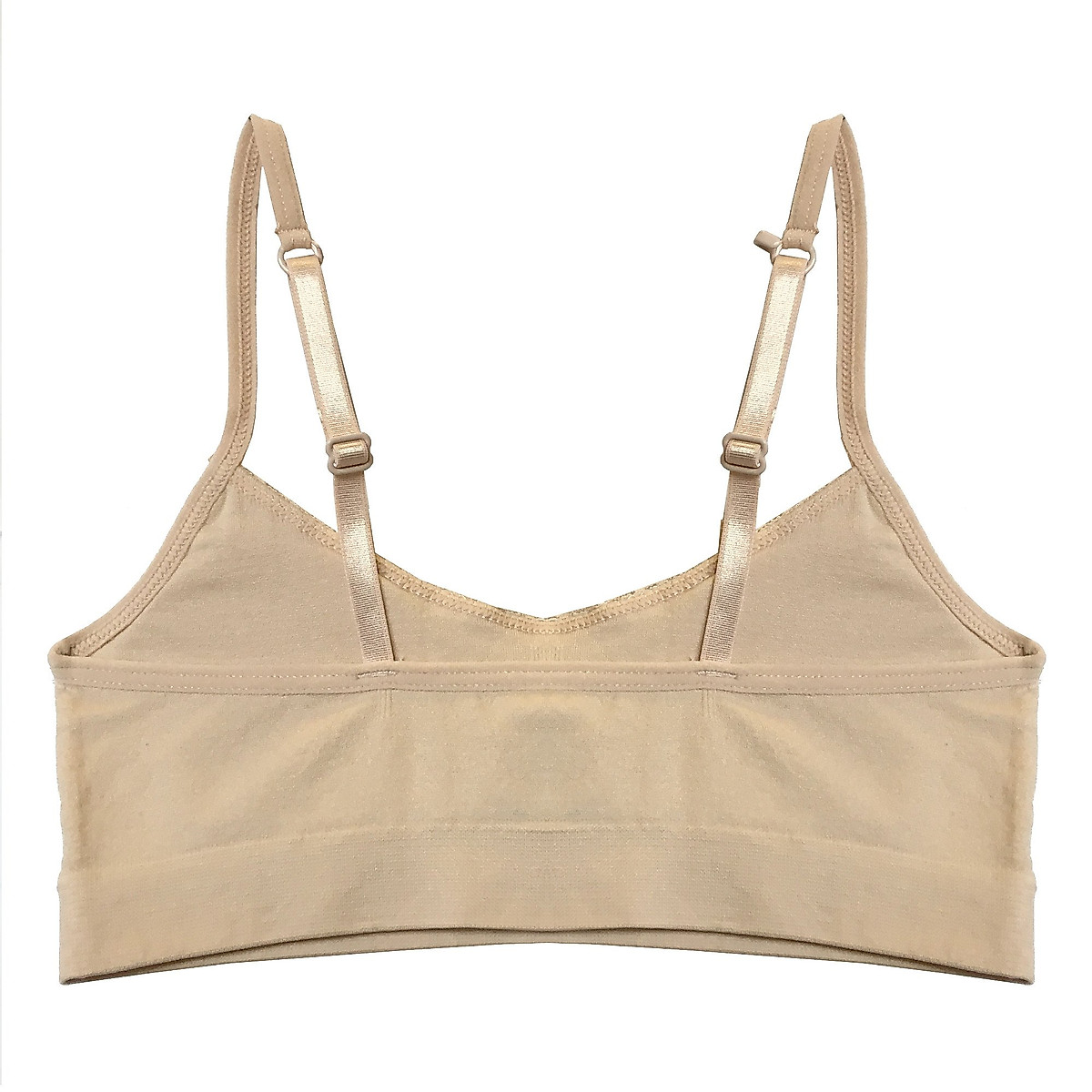 Popular Crop Cami Training Bras Pack for Girls. Seamless Bra Removable Padding Basics L