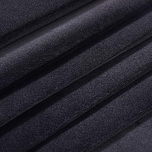BENECREAT 12PCS 11.5"x15.5" Large Black Halloween Velvet Adhesive Back Sheet Jewelry Box Liner Fabric, Durable and Water Resistant for Festival Art Craft Making