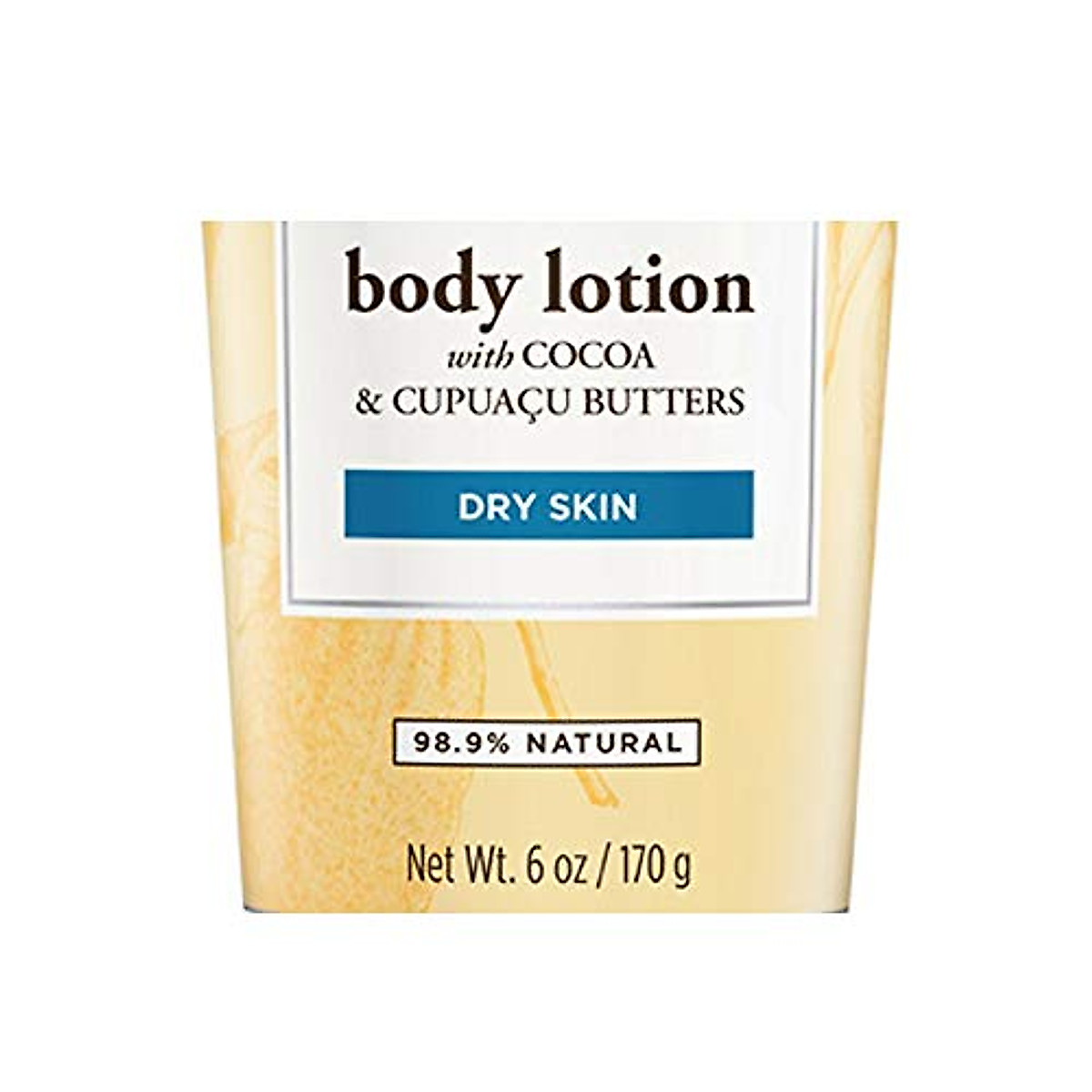Burts Bees Butter Body Lotion for Dry Skin with Cocoa & Cupuau, 6 Oz (Package May Vary)
