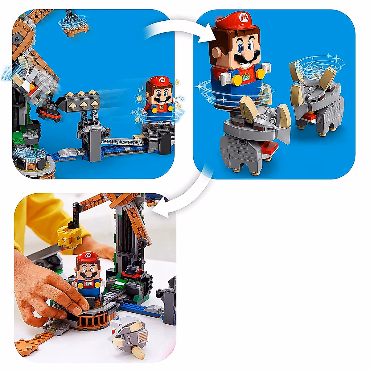 LEGO Super Mario Reznor Knockdown Expansion Set 71390 Building Kit; Collectible Toy Playset for Kids; New 2021 (862 Pieces)
