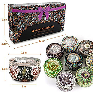 Scented Candles Gifts Set for Women, 16 Pack Aromatherapy Candles for Home Scented, 40 OZ 320 Hour Long Lasting Lavender Candle, Soy Scented Candles are Suitable as Gifts for Family and Friends