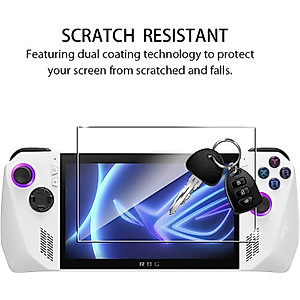 T Tersely [2 Pack Screen Protector Glass for ASUS ROG Ally Handheld 7 inch 2023/ROG Ally X 2024, Premium 9H Tempered Glass Screen Protector for ROG Ally 7 inch