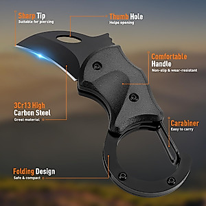 Gifts for Men, Stocking Stuffers for Adults Men Self Defense Keychain Pocket Knife, Christmas Gifts for Men Dad Him Husband, EDC Knife Cool Gadgets for Men, Unique Stocking Stuffers for Women & Men