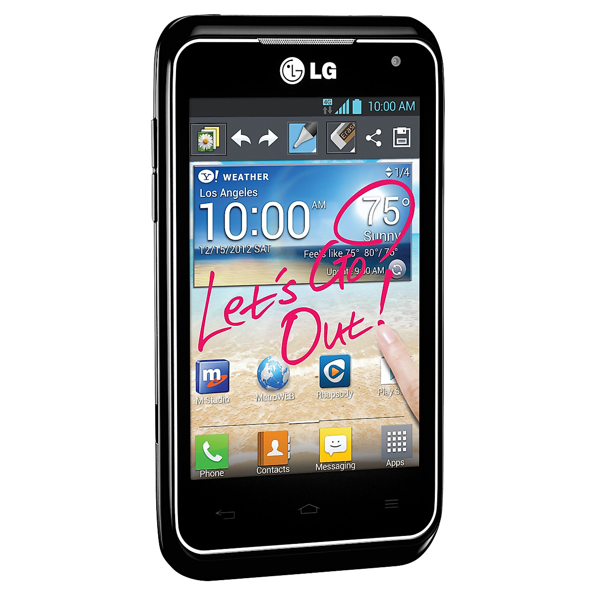 LG Motion 4G LTE Prepaid Android Phone (MetroPCS)
