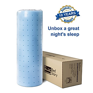 BedStory Mattress Topper Queen, 3 inch Memory Foam Mattress Topper, 1.8" Memory Foam Topper Plus 1.2" Firm Foam Mattress Topper, Cooling Bed Topper Mattress Pad for Back Pain Relief, CertiPUR-US