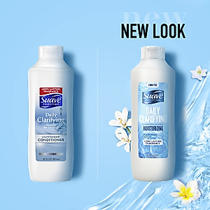 Suave Essentials Anti Residue Conditioner Cleansing Conditioner Daily Clarifying Conditioner That Removes Excess Oil Build-Up & Residue 30 oz, Pack of 6