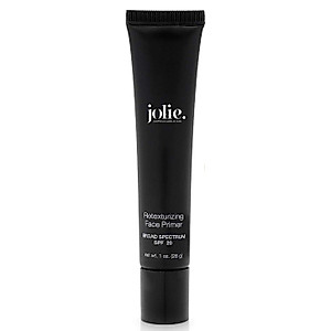 Jolie Weightless Retexturizing Face Perfecting Serum - Foundation Primer, Makeup Extender & Sunscreen SPF 20, Instantly Reveals Smoother, More Radiant Skin