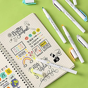 Mr. Pen- Double Tip Highlighters, Fine & Chisel Tip, Neon and Pastel Colors, 8 Pack, Highlighters, Highlighter markers, Planner Markers, Highlighters for Bible Journaling, Highlighter Pens