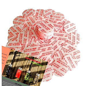 Torque Activated Pressure Sensitive Seals Cap Liners - 18 mm (0.71") -100 PCS -Made in USA- for Glass & Plastic Bottles & Containers - No Induction Sealer Needed