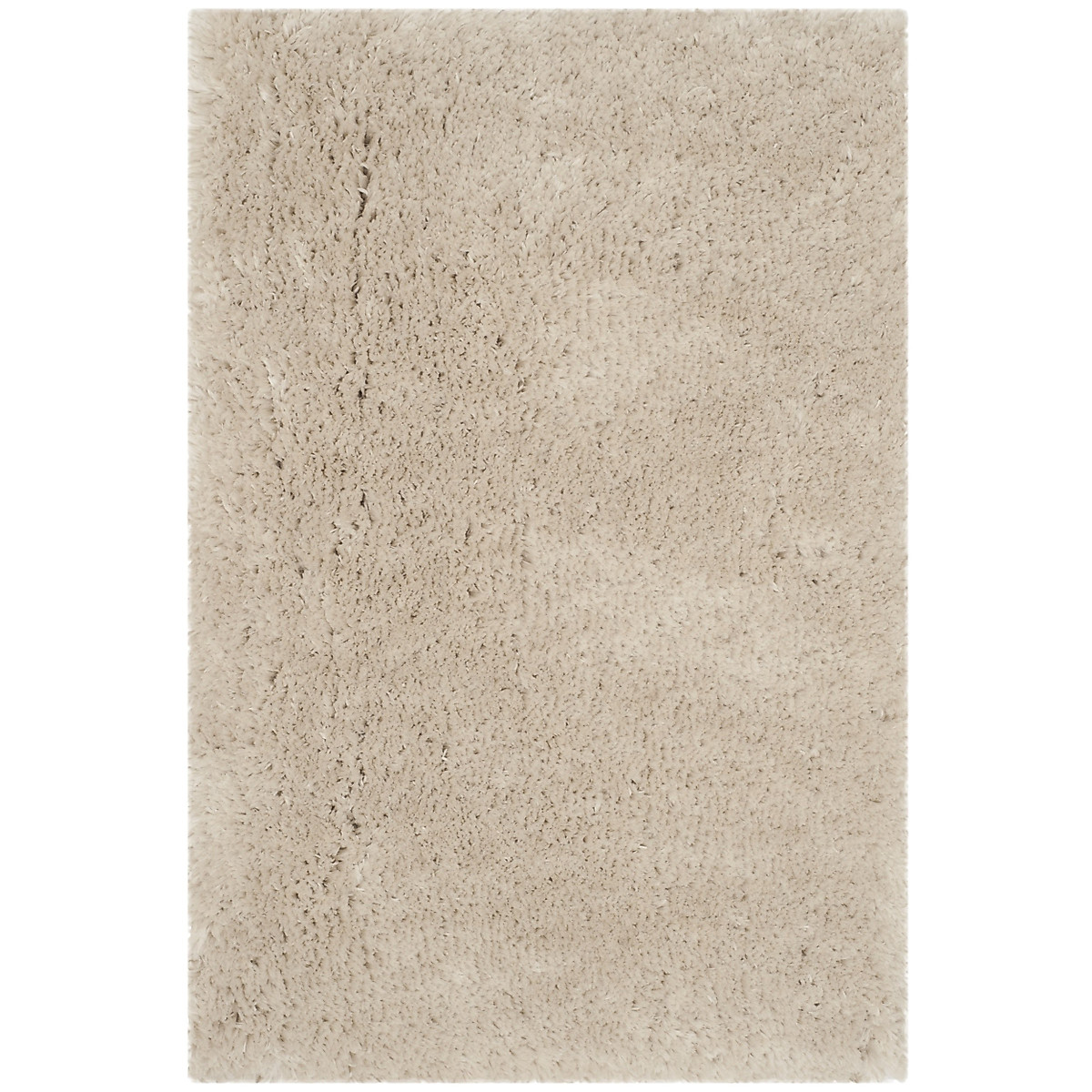 SAFAVIEH Artic Shag Collection Accent Rug - 2'6" x 4', Light Beige, Handmade Glam, 3-inch Thick Ideal for High Traffic Areas in Entryway, Living Room, Bedroom (SG270V)