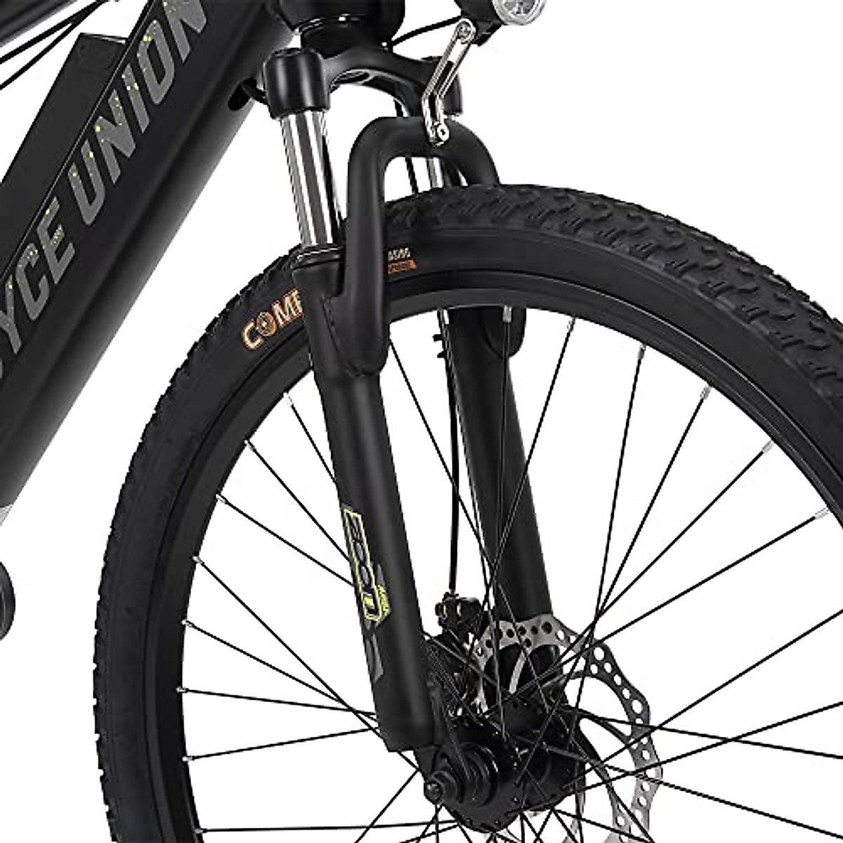ROYCE UNION RTE 26” Electric Mountain Bike, Pedal Assist to 20MPH, Matte Black, 8 Speed, Removable 36V 10.4AH Lithium Battery