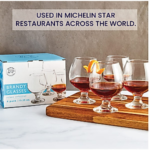 Glacier Glass - Milano Collection (Brandy Glass (13.25 oz) - Set of 4)