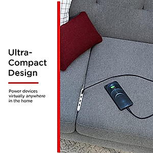 UltraPro GE Wall Charger, USB-A Ports, 6 Ft Cord, Charging Station for Multiple Devices, White, 44139