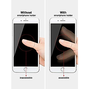 Weewooday 9 Pieces Phone Grip Holder Telescopic Finger Strap Phone Bracket Portable Phone Grips Band with Heart Pattern, Loop Finger Kickstand for Universal Cell Phones (Soft Colors)