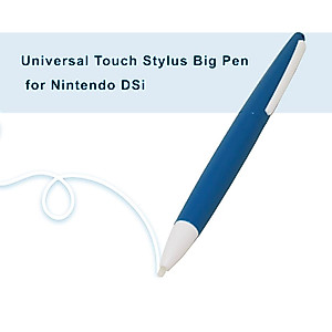 PEGLY Universal Touch Stylus Big Pen for Nintendo DSi XL LL Blue and White Color Package 5 Pieces