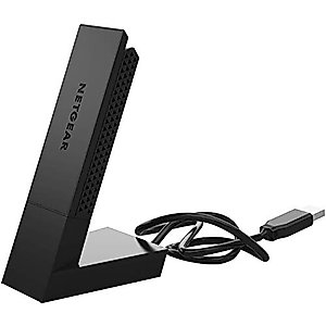 NETGEAR WiFi AC1200 USB 3.0 Adapter (A6210) | Dual Band Wireless Gigabit Speed Up to 1200 Mbps, Works with Any WiFi Router, for Windows PC