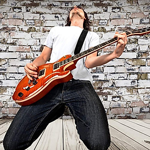 3 Pack Different Colors Electric Guitar Neck Plate with Crews, SourceTon Guitar Neck Plate (Silver, Black, Gun Black) for Replacement Electric Guitar Part