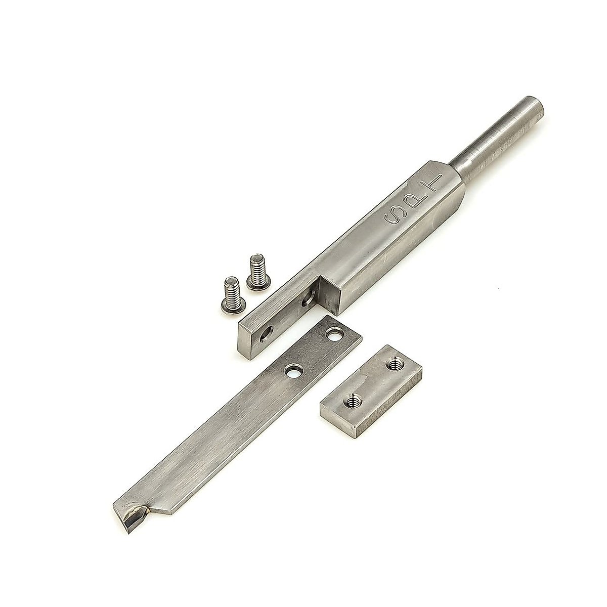 Simple Woodturning Tools Carbide Simple Parting Grooving Tool for Wood Turning Lathe, Re-sharpenable (with 17" Interchangeable Handle with Foam Grip), USA Made