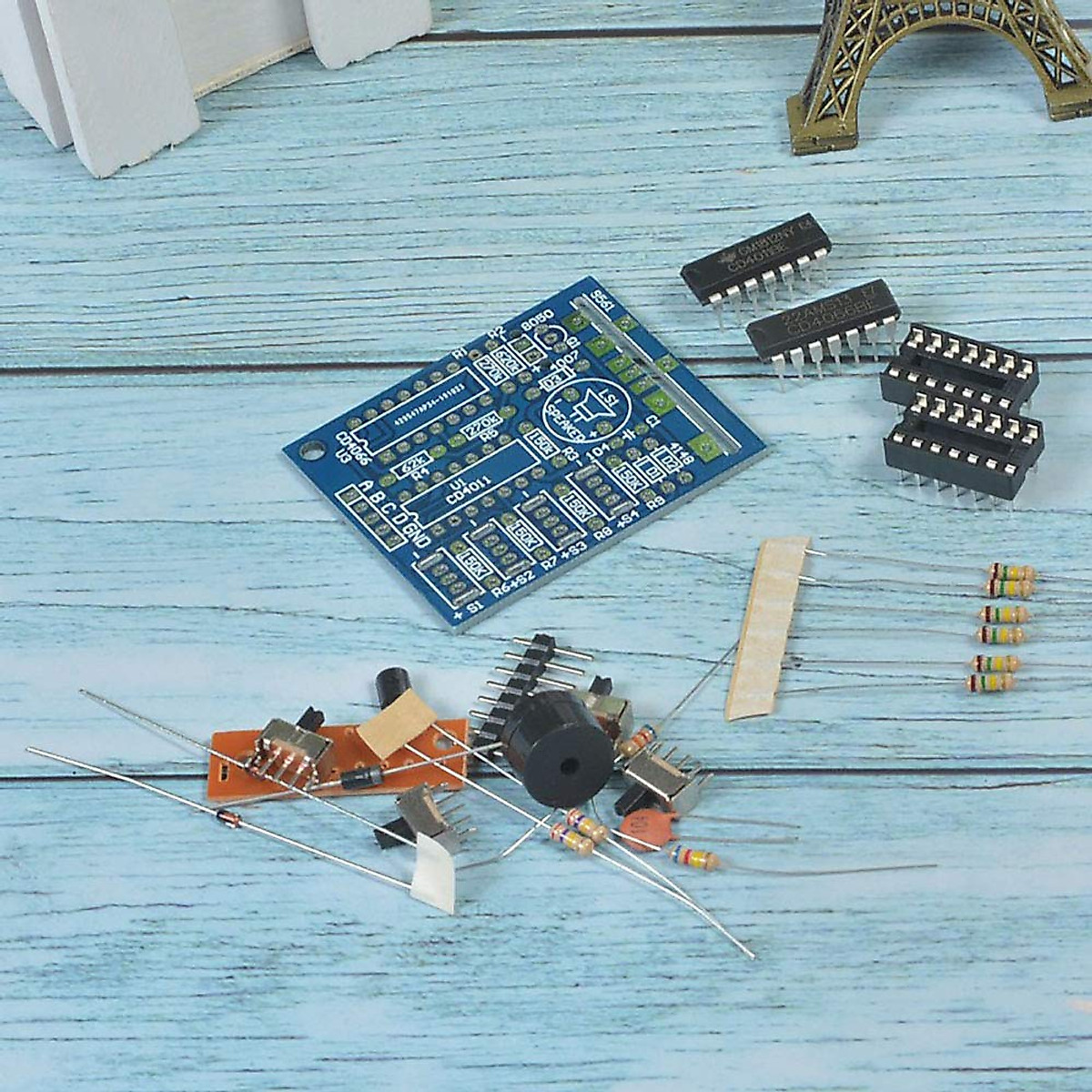 Comimark 2 Set Electronic 16 Music Sound Box DIY Kit Module Soldering Practice Learning Kits for Arduino
