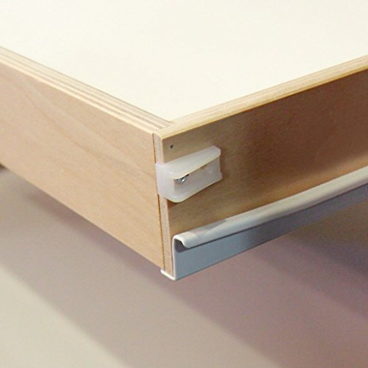 Sliding Pull-Out Shelf For Cabinets (Kitchen Replacement, Pantry Drawers, Cutlery Storage, etc.) 3 1/2" Tall - 21 3/4" Deep - Includes 3/4 Slides & Base Mounting - Clear Opening Width: (15")
