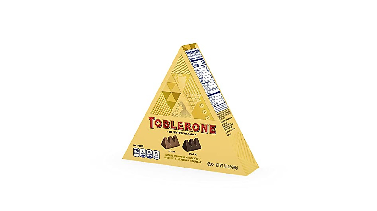 Toblerone Tiny Swiss Chocolate Gift Set - 25 Pieces of Premium Swiss Cocoa