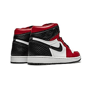 Nike Women's Air Jordan 1 High Retro Shoes, Gym Red/Whte-black, 9