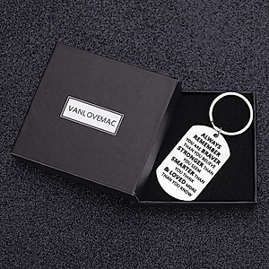 VANLOVEMAC Inspirational Graduation Gifts Keychain for Her Him Son Daughter Grandson Granddaughter Women Men Senior Student Teen Girls Boys High School College Birthday Christmas Gifts King Ring