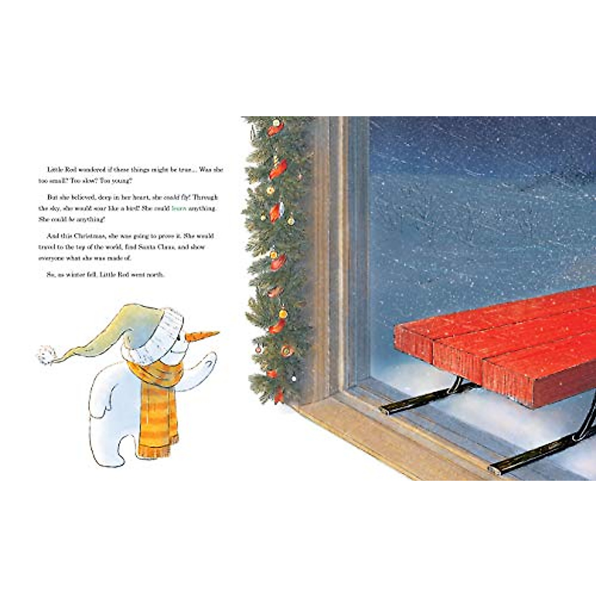 Little Red Sleigh: A Heartwarming Christmas Book For Children