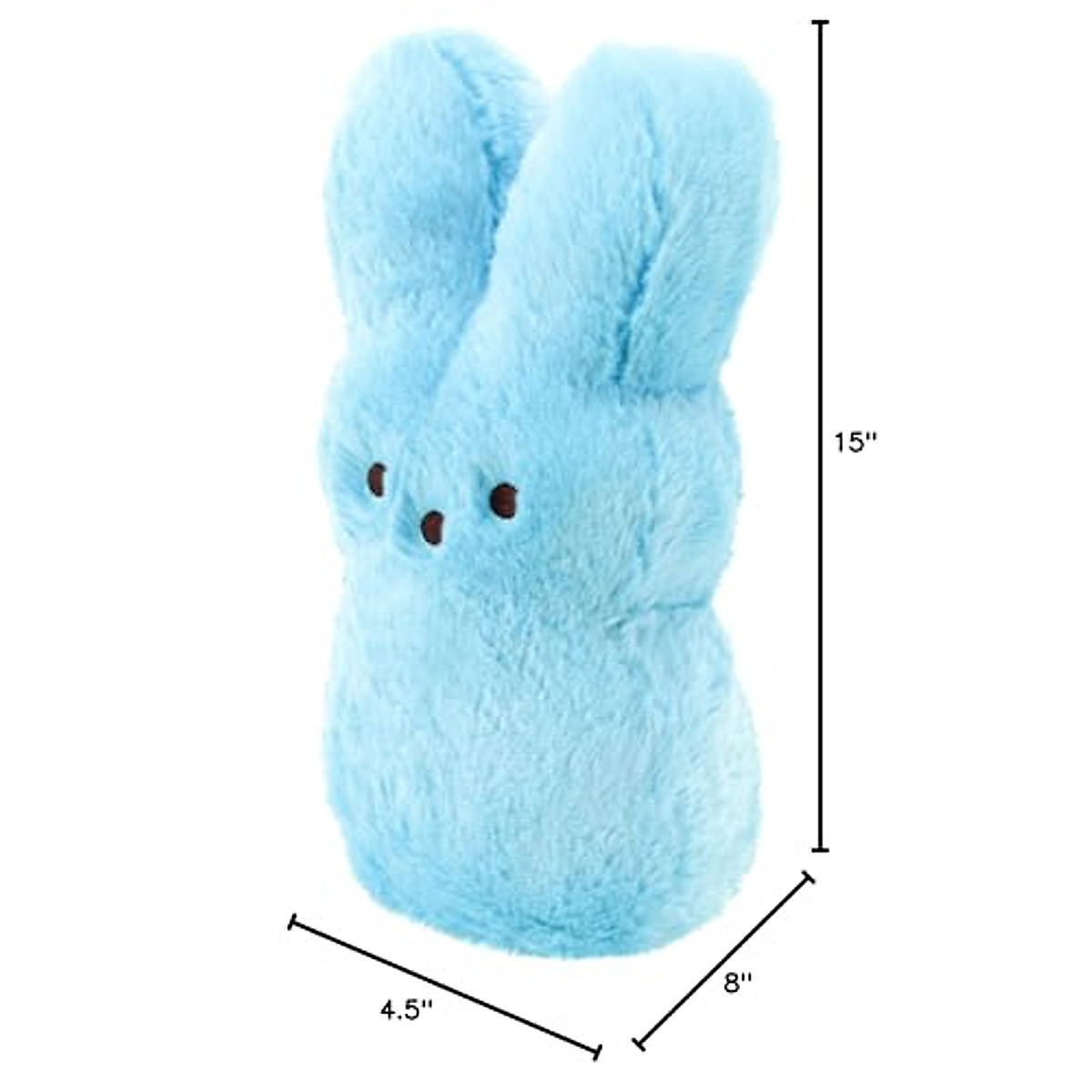 Animal Adventure | Shaggy Bunny Peeps | 15” Collectible Plush | Blue