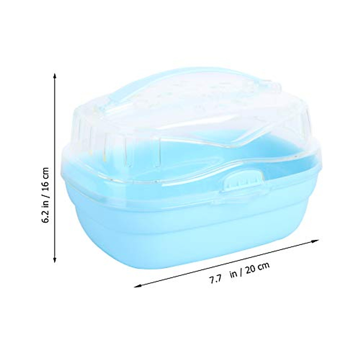 Ipetboom Guinea Pig Cages Hamster Carrier Cage Portable Guinea Pig Small Animal Outgoing Travel Bag Breathable Portable Hamster Cage Outdoor Handbag for Bird Rat Guinea Pig Squirrel Blue