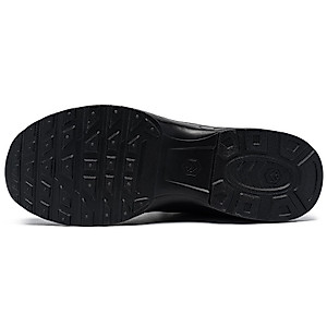 LARNMERN Waterproof Steel Toe Shoes for Men Lightweight Mens Safety Shoes Work Water-Resistant Air Cushion Construction Zapatos Punta de Acero para Hombres (10.5, Black-Waterproof)