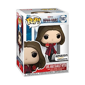 Funko Pop! Marvel: Captain America: Civil War Build A Scene - Scarlet Witch, Amazon Exclusive, Figure 5 of 12