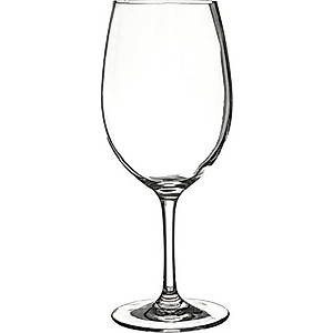 Carlisle FoodService Products Alibi Wine Glass Clear Glass for Restaurants, Catering, Kitchens, Plastic, 20 Ounces, Clear