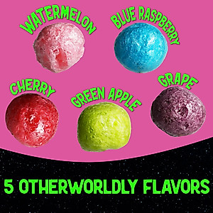 Premium Space Balls Freeze Dried Candy - Shipped in Sturdy Box for Protection - Dry Freeze Candy for All Ages (3 Ounce)