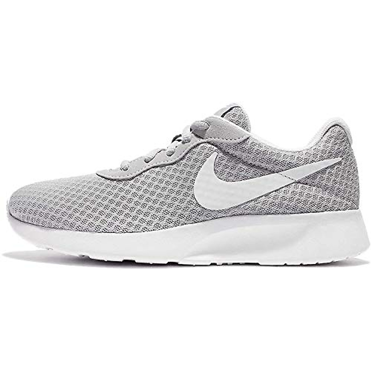 Nike Women's Tanjun Grey Wolf Grey White Running Shoe 7.5