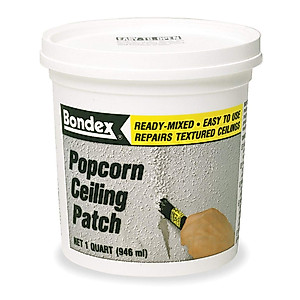 Popcorn Ceiling Patch, 1 qt., White, Pail