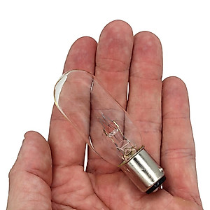 Technical Precision 12V 30W T8 Clear Incandescent Replacement Bulb for Perko-374-1 Light Bulb BA15D Double Contact Bayonet Base - Marine Lamp Light Bulb 8796X 374-1 10796-1 Pack